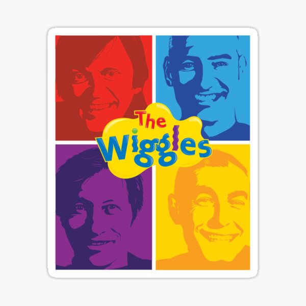 "The wiggles" Sticker by CarToOn-NE98 | Redbubble
