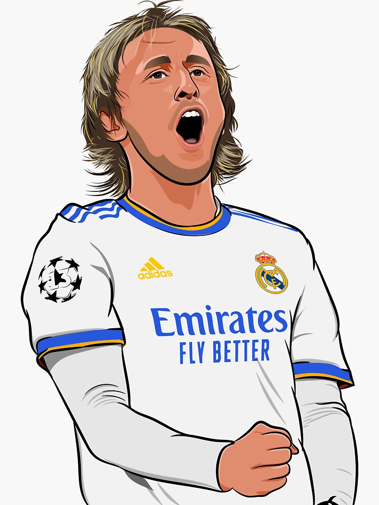 "Luka Modric" Sticker by PNArt20 | Redbubble