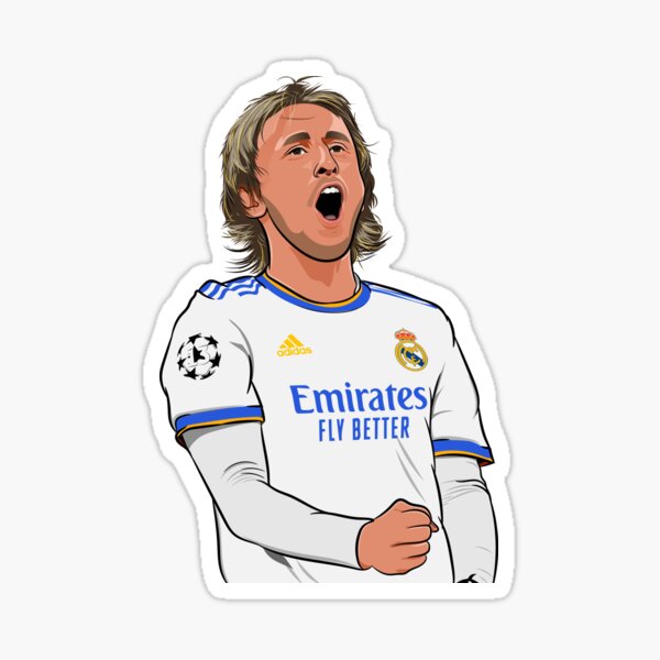 "Luka Modric" Sticker by PNArt20 | Redbubble