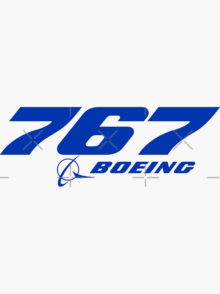 Pegatina «Logotipo de Boeing 767» de Avinez | Redbubble
