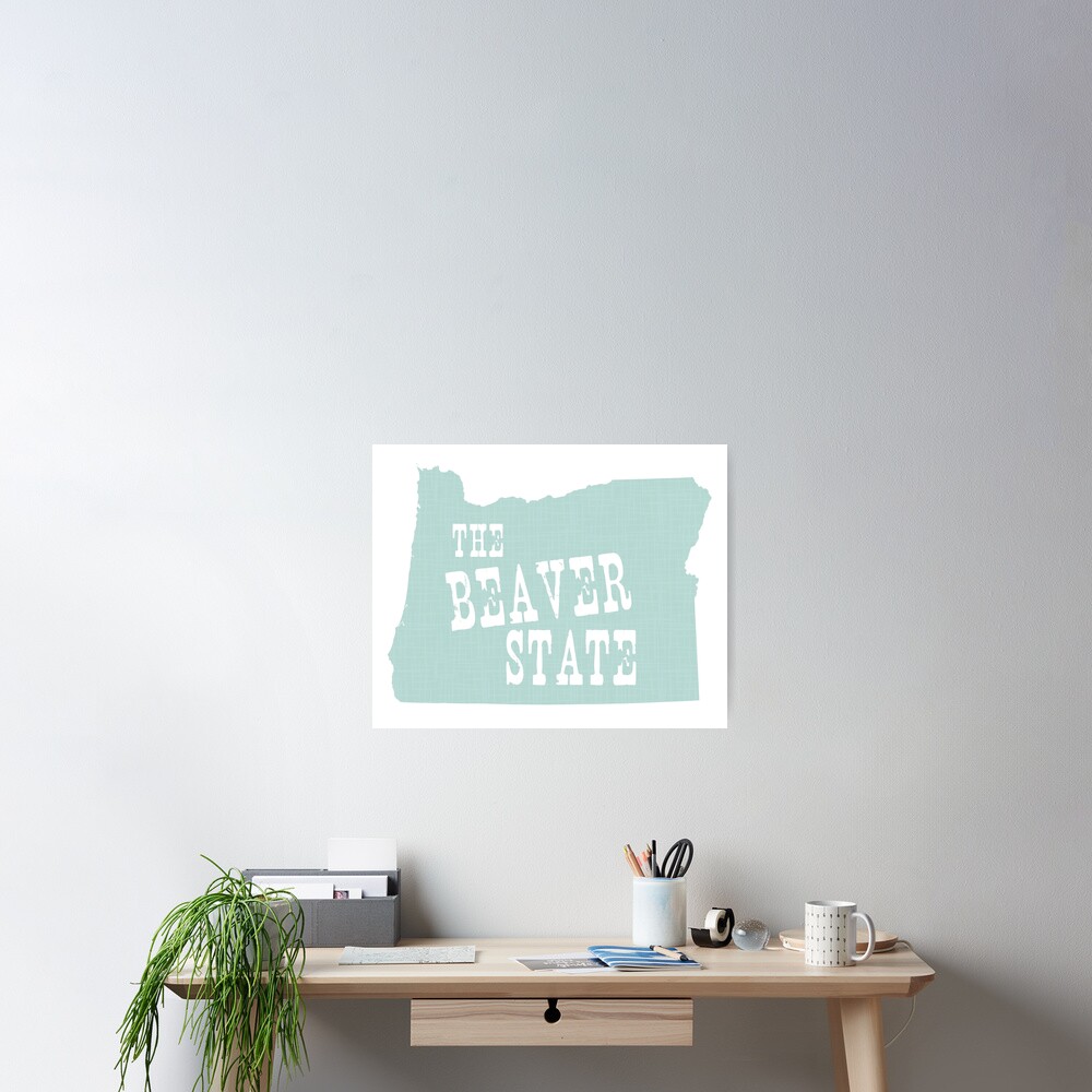 "Oregon State Motto Slogan" Poster for Sale by surgedesigns | Redbubble