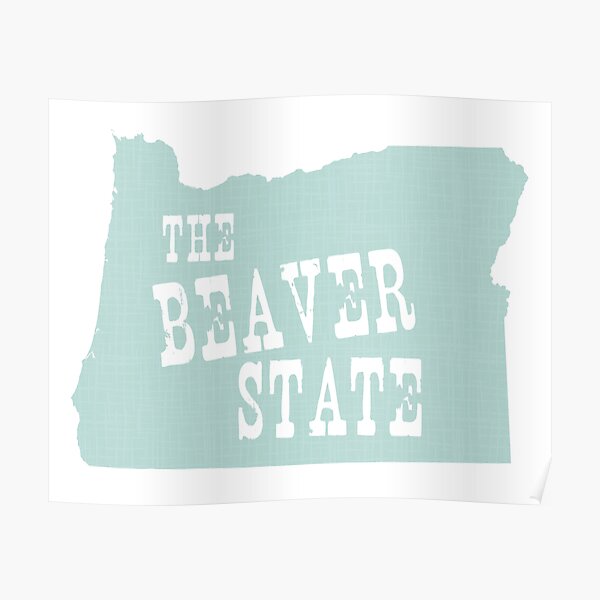 "Oregon State Motto Slogan" Poster for Sale by surgedesigns | Redbubble