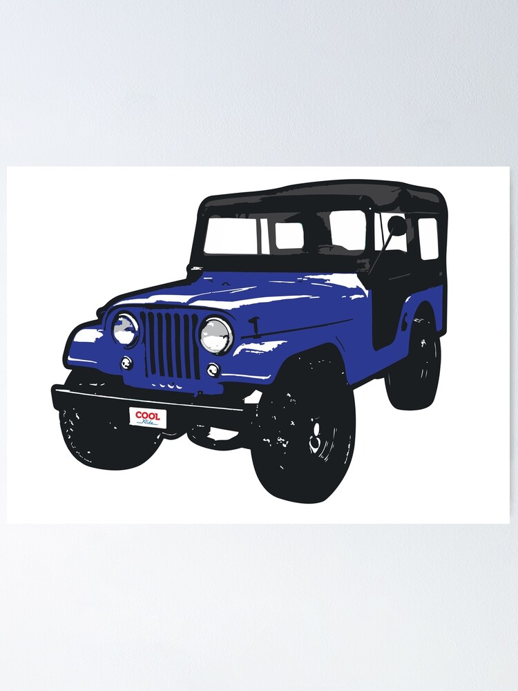 "Deep Blue 4x4 Offroad" Poster for Sale by CoolRide | Redbubble