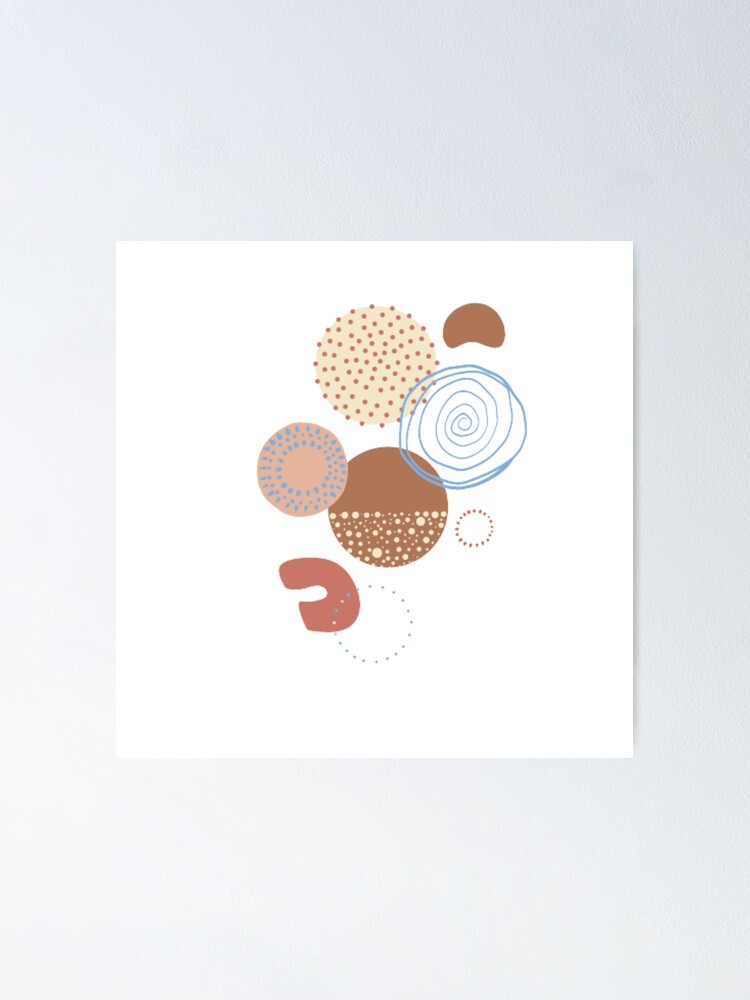 "doodle art design with dots " Poster for Sale by JALEAYA | Redbubble