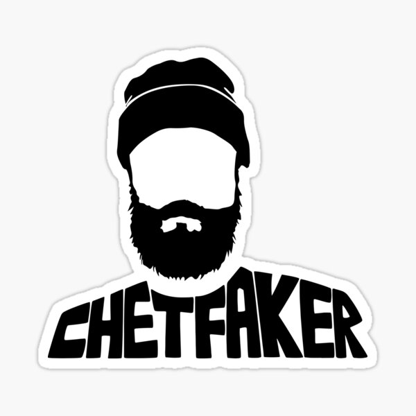 "Chet Faker Aesthetic Text v1" Sticker by TheSouthWind | Redbubble