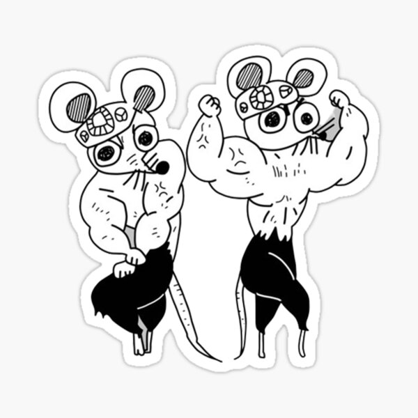 "muscle mouse - kimetsu no yaiba" Sticker by Bensaltana | Redbubble