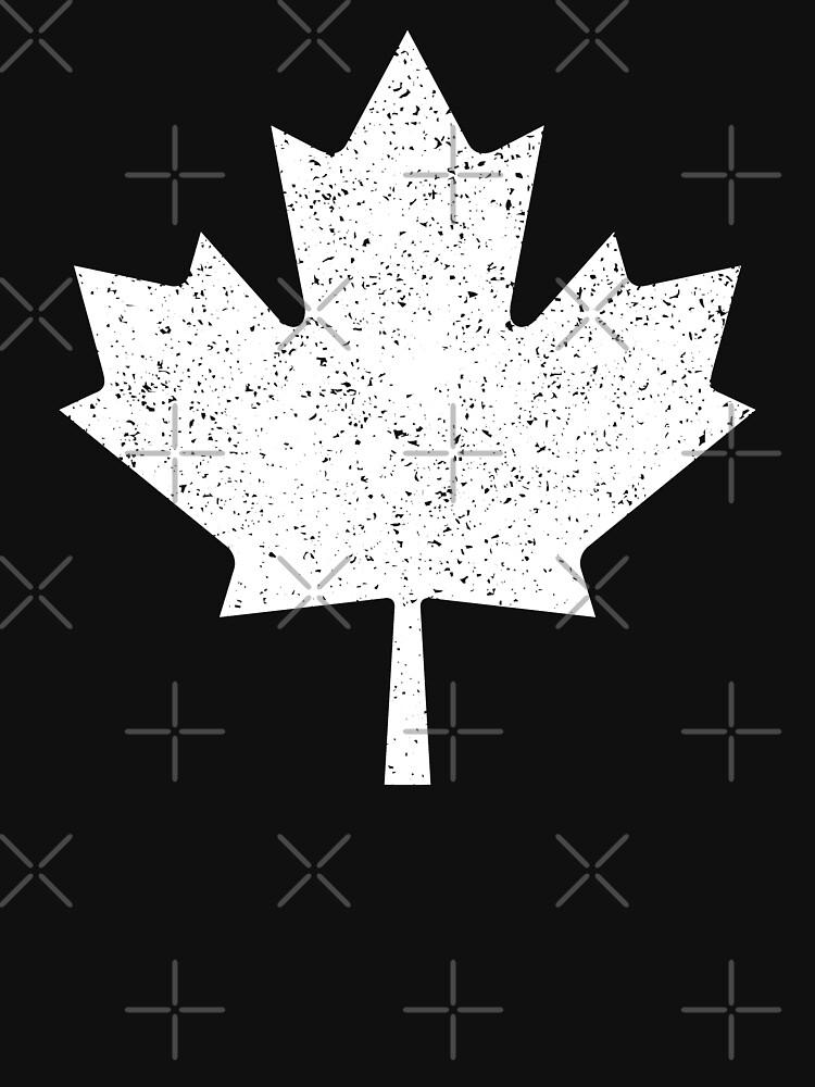 "Canadian Military | Distressed Maple Leaf" T-shirt by Blue-Geko ...