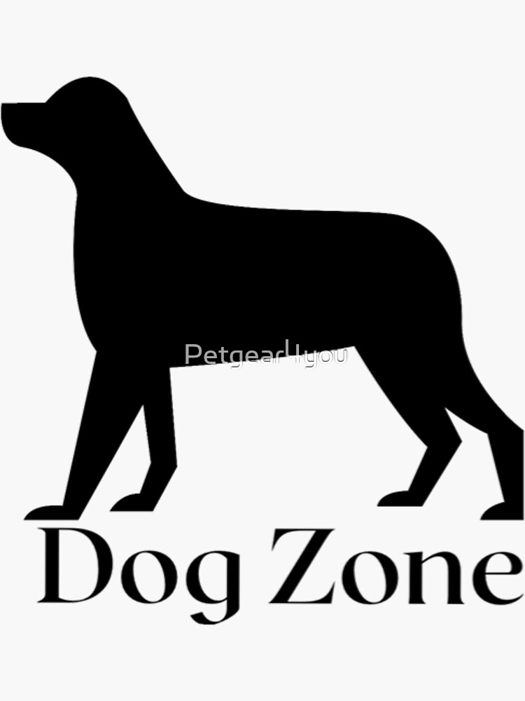 "Dog Zone Dog Mats" Sticker for Sale by Petgear4you | Redbubble