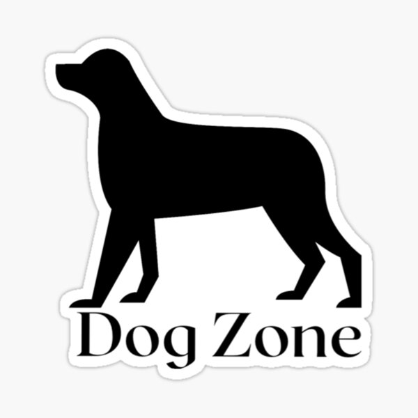 "Dog Zone Dog Mats" Sticker for Sale by Petgear4you | Redbubble