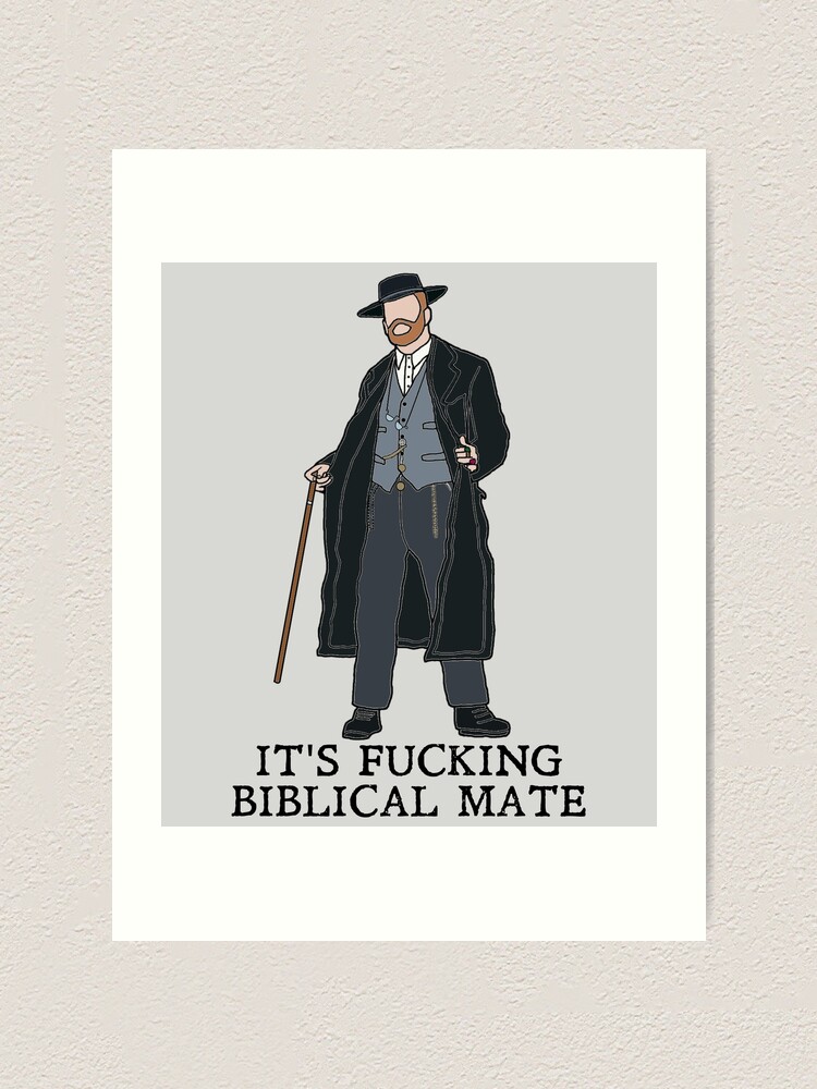 Alfie Solomons Fucking Biblical Mate Peaky Blinders Art Print For Sale By Sci Fi Nerd
