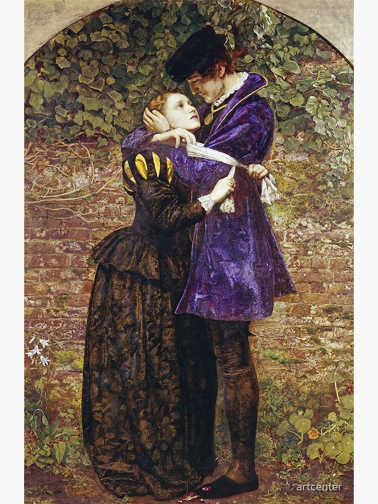 "John Everett Millais - The Huguenot" Poster for Sale by artcenter ...