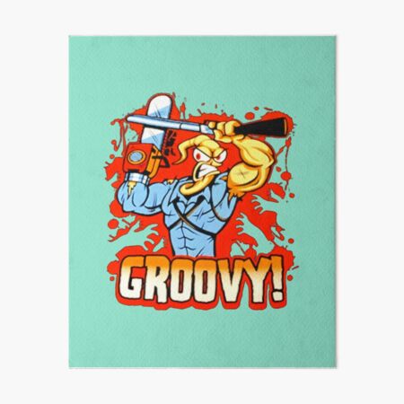 "In the Video game E.art.hw.orm Jim Evil Groov.y Cartoon " Art Board ...