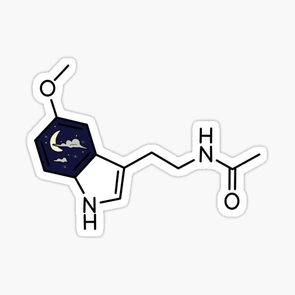 "Melatonin" Sticker for Sale by gjones23 | Redbubble