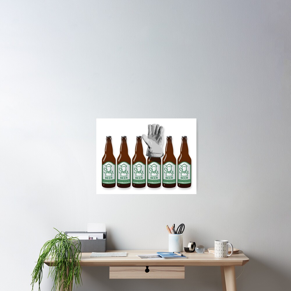 ""Shotz Beer" - Gloved bottle on conveyor - As seen on "Laverne ...