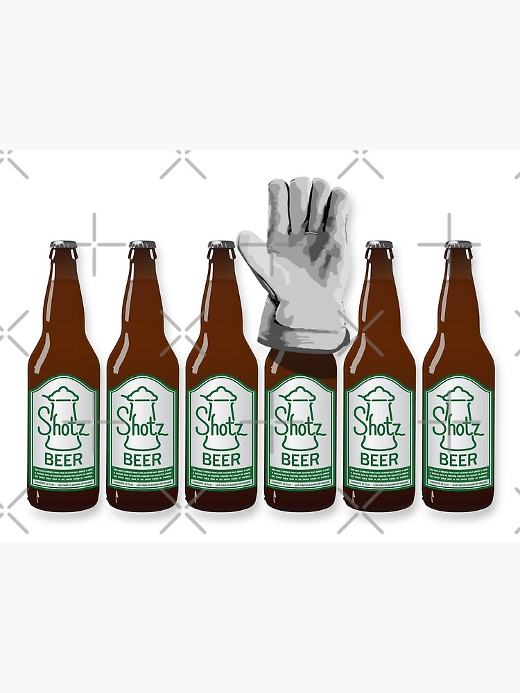 ""Shotz Beer" - Gloved bottle on conveyor - As seen on "Laverne ...