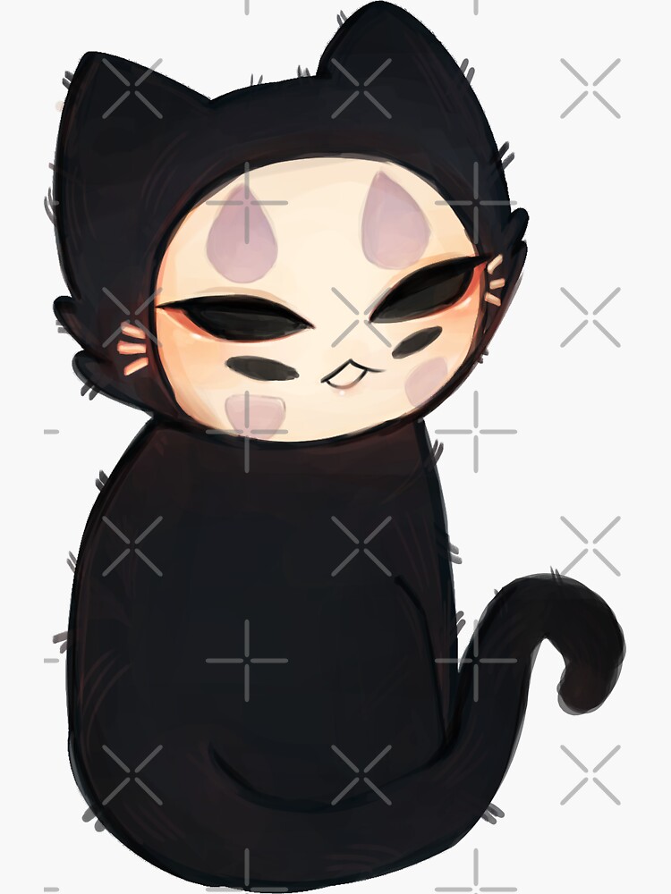 Spirited Away No Face Cat Sticker sold by H Goodman | SKU 88067124 ...