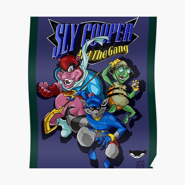 "sly cooper and the gang " Poster for Sale by VivaHuia | Redbubble
