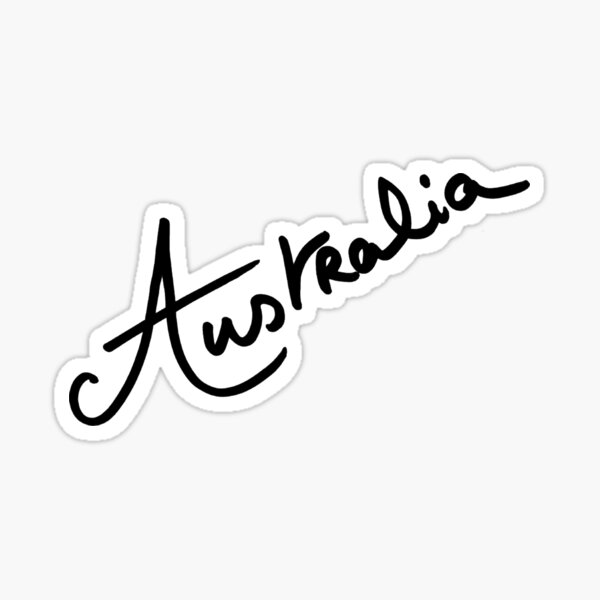 "Australia" Sticker for Sale by ghjura | Redbubble