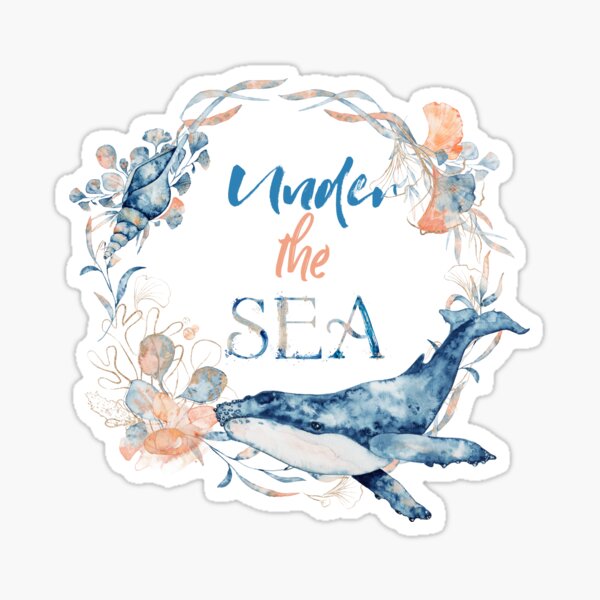 "Under the Sea" Sticker for Sale by JosAwestuff | Redbubble