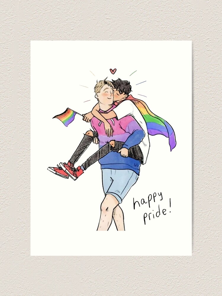 "heartstopper happy pride" Art Print by FritzOlson | Redbubble