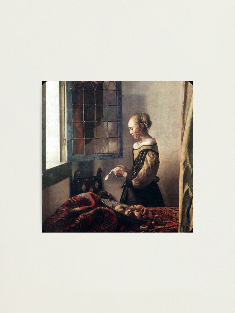 "Vermeer - Girl Reading a Letter at an Open Window Zoom In - 2 ...
