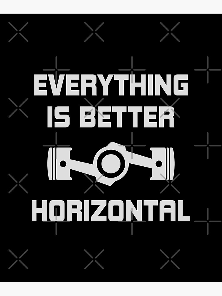 "Horizontally Opposed Boxer Engine Sports Car" Poster by JDM-Rey ...