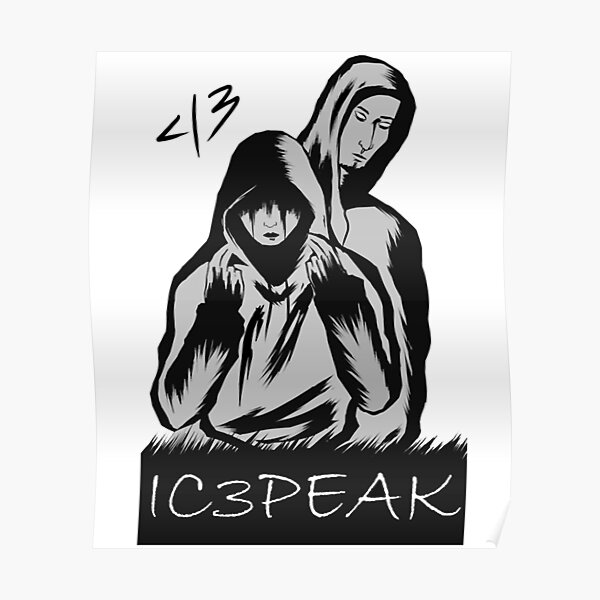 "IC3PEAK" Poster for Sale by Frargan222 | Redbubble