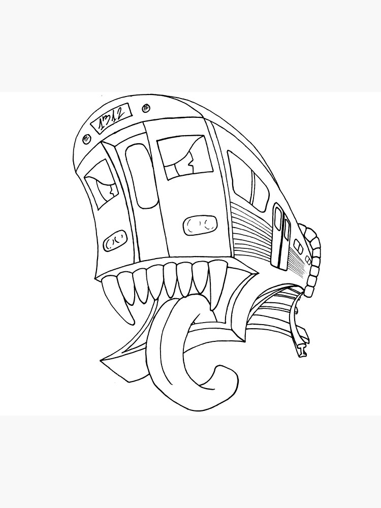 "ANGRY TRAIN" Poster by CHILIBOY | Redbubble