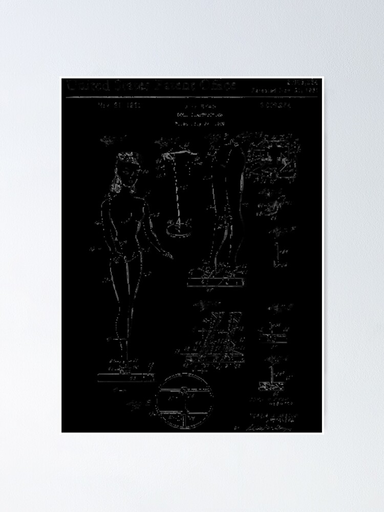 "Barbie Doll Patent Black " Poster for Sale by VeronicaW26346 | Redbubble