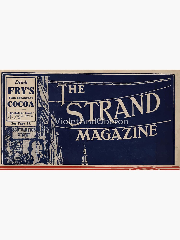 "The Strand Magazine cover from September 1917. Sherlock Holmes outwits ...