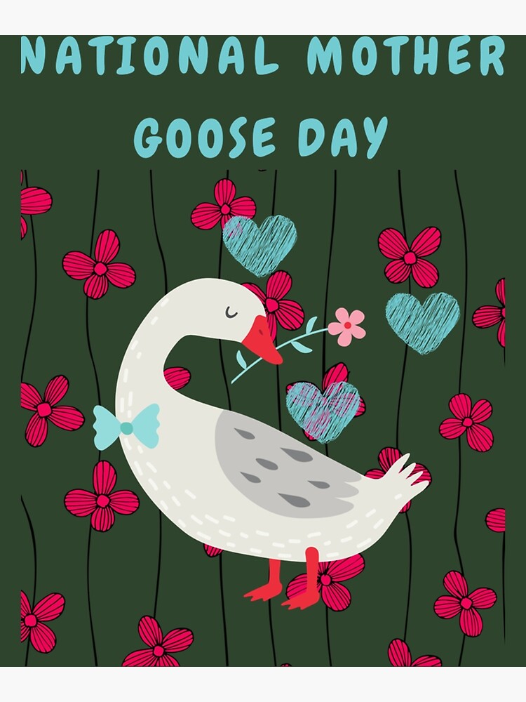"National mother goose day - funny goose design " Poster for Sale by ...