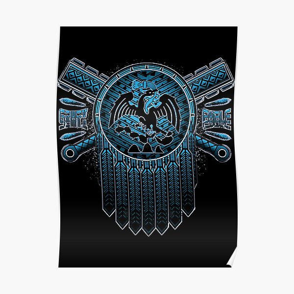 Póster «Azteca Mexica Heráldica Escudo y Armas» de EmilySmit62693 ...