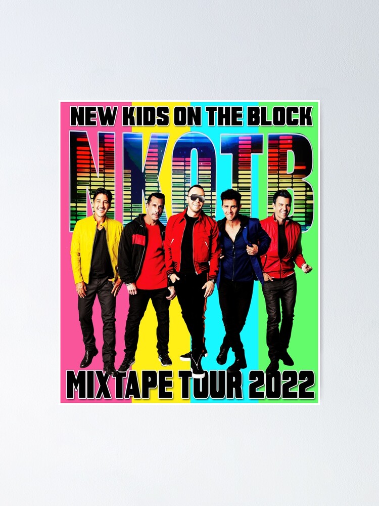 "nkotb mixtape tour 2022" Poster for Sale by yahilyahil | Redbubble