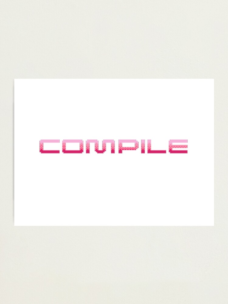 "Compile Logo" Photographic Print by CDSmiles | Redbubble