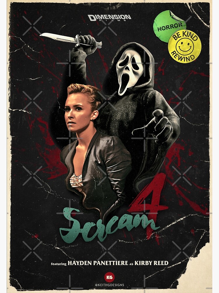 "Scream 4 - VHS style" Poster by Herman2181 | Redbubble