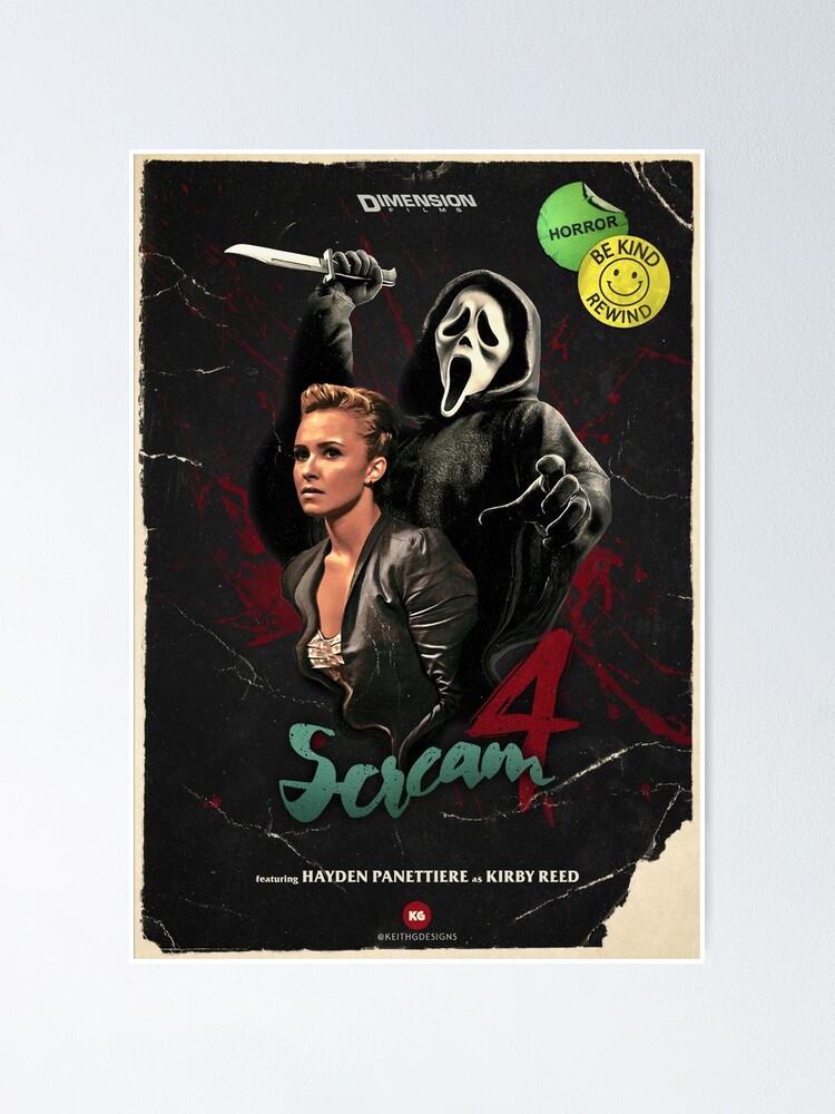 "Scream 4 - VHS style" Poster by Herman2181 | Redbubble