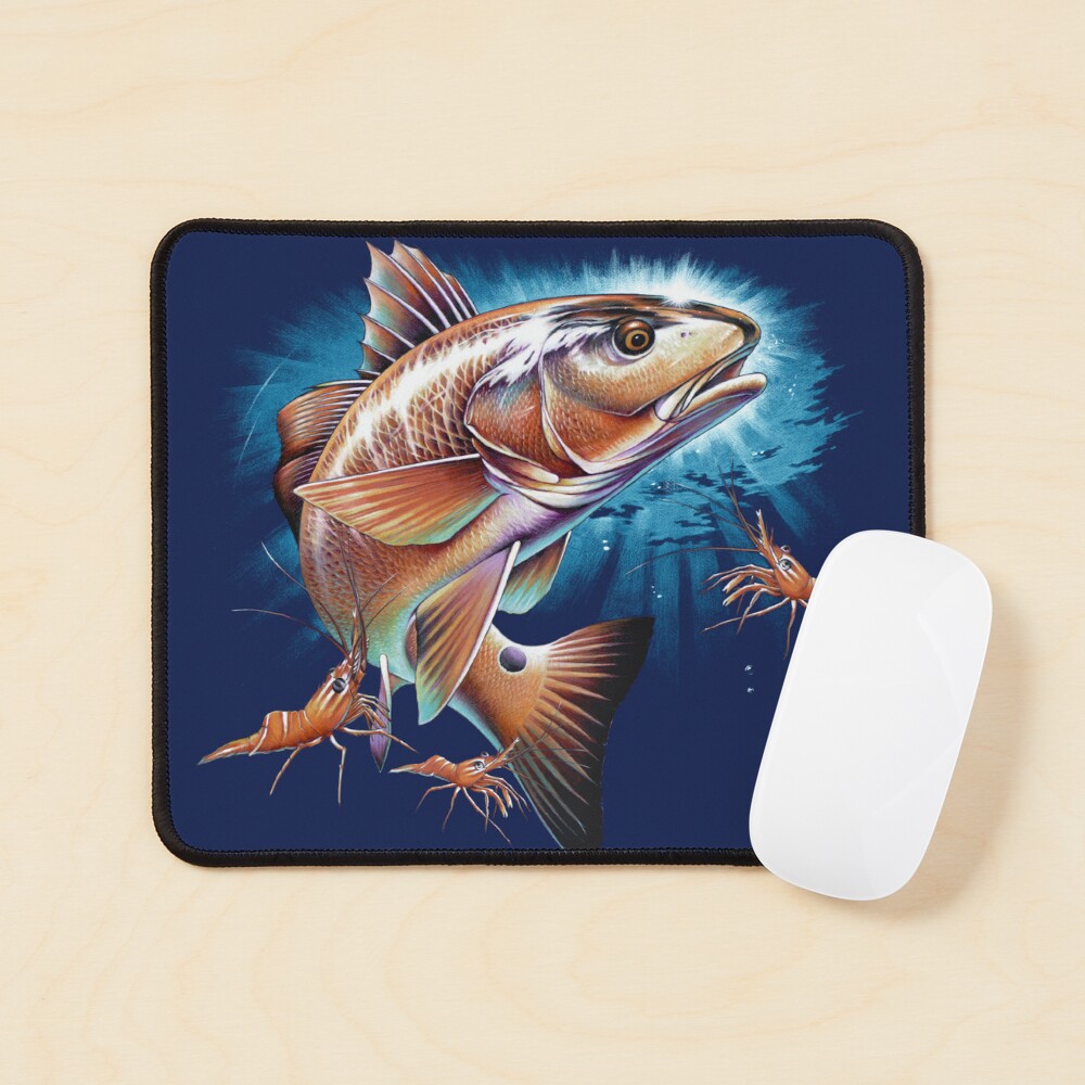 "Redfish" Sticker for Sale by Salmoneggs | Redbubble