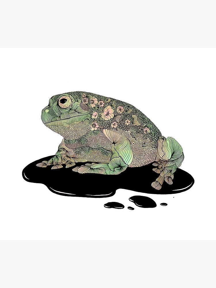 "Green Tree Frog" Poster for Sale by CWormwood | Redbubble
