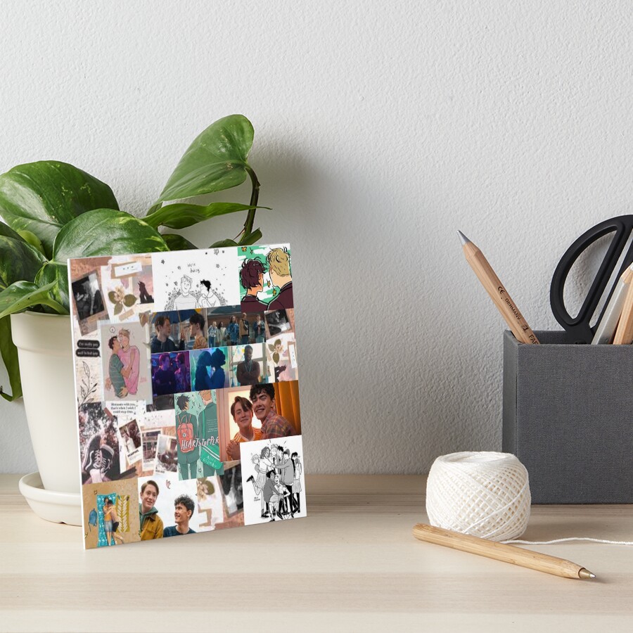 "Heartstopper Memorable Moments Collage" Art Board Print by stareve ...