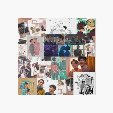 "Heartstopper Memorable Moments Collage" Art Board Print by stareve ...