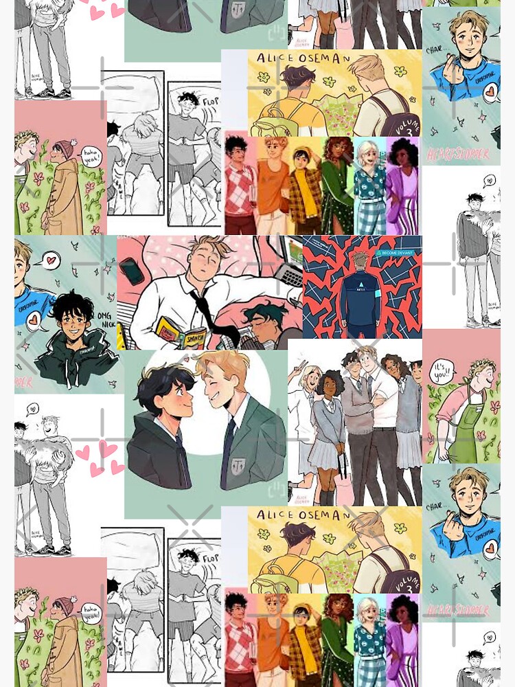 "Heartstopper Memorable Moments Collage #2" Spiral Notebook for Sale by ...