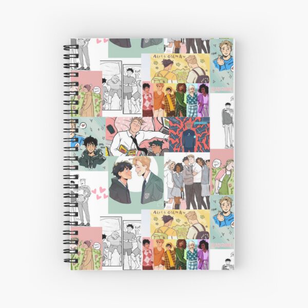 "Heartstopper Memorable Moments Collage #2" Spiral Notebook for Sale by ...