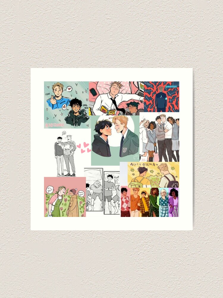 "Heartstopper Memorable Moments Collage #2" Art Print by stareve ...