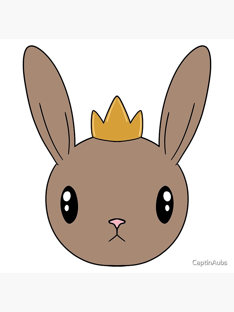 "Royal Bunny " Poster by CaptinAubs | Redbubble