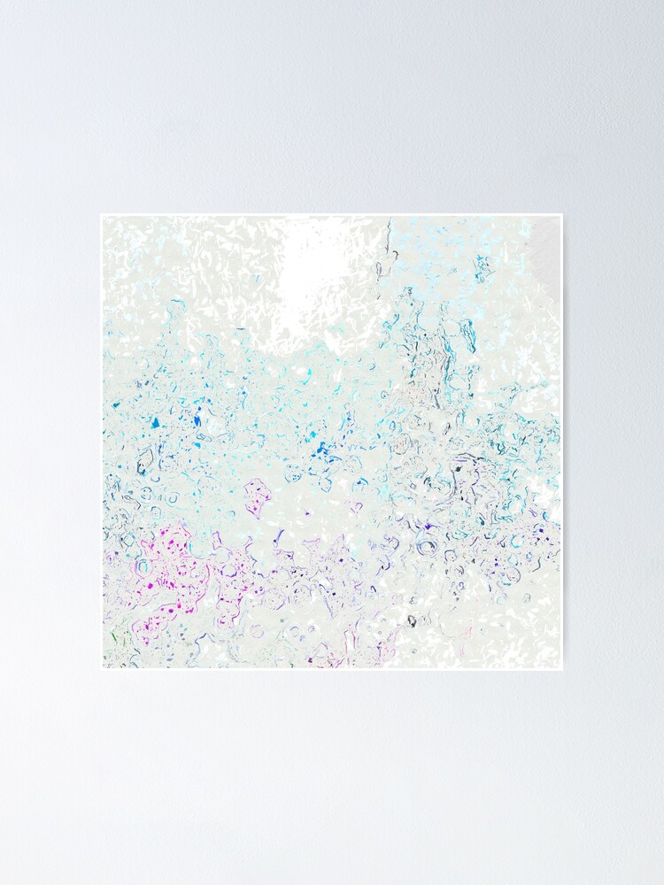 Póster «Colores limpios y fríos minimalistas» de FancyFriendship ...