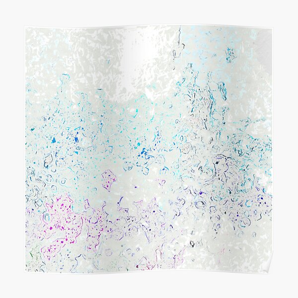 Póster «Colores limpios y fríos minimalistas» de FancyFriendship ...