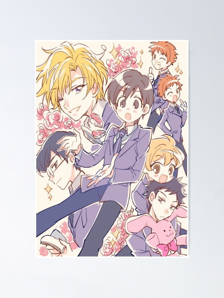"Ouran High School Host club" Poster by Bunniesowo | Redbubble