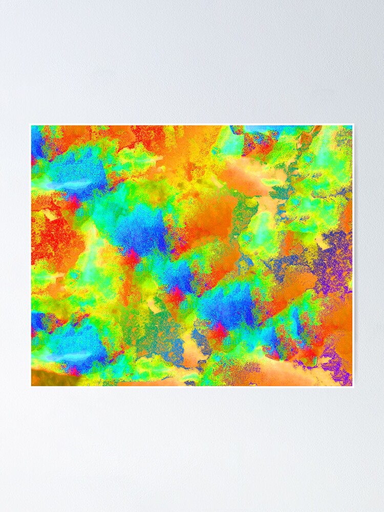 "Rainbow Splash too" Poster by Justengc | Redbubble