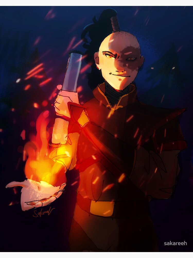 "Zuko Water Scroll" Sticker by sakareeh | Redbubble