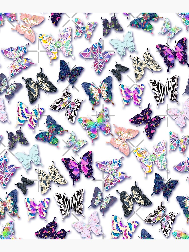"Fancy Flutterbies" Poster for Sale by Gingerlique | Redbubble